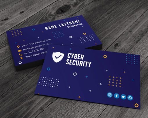 Cyber Security Business Card | Go Print Plus